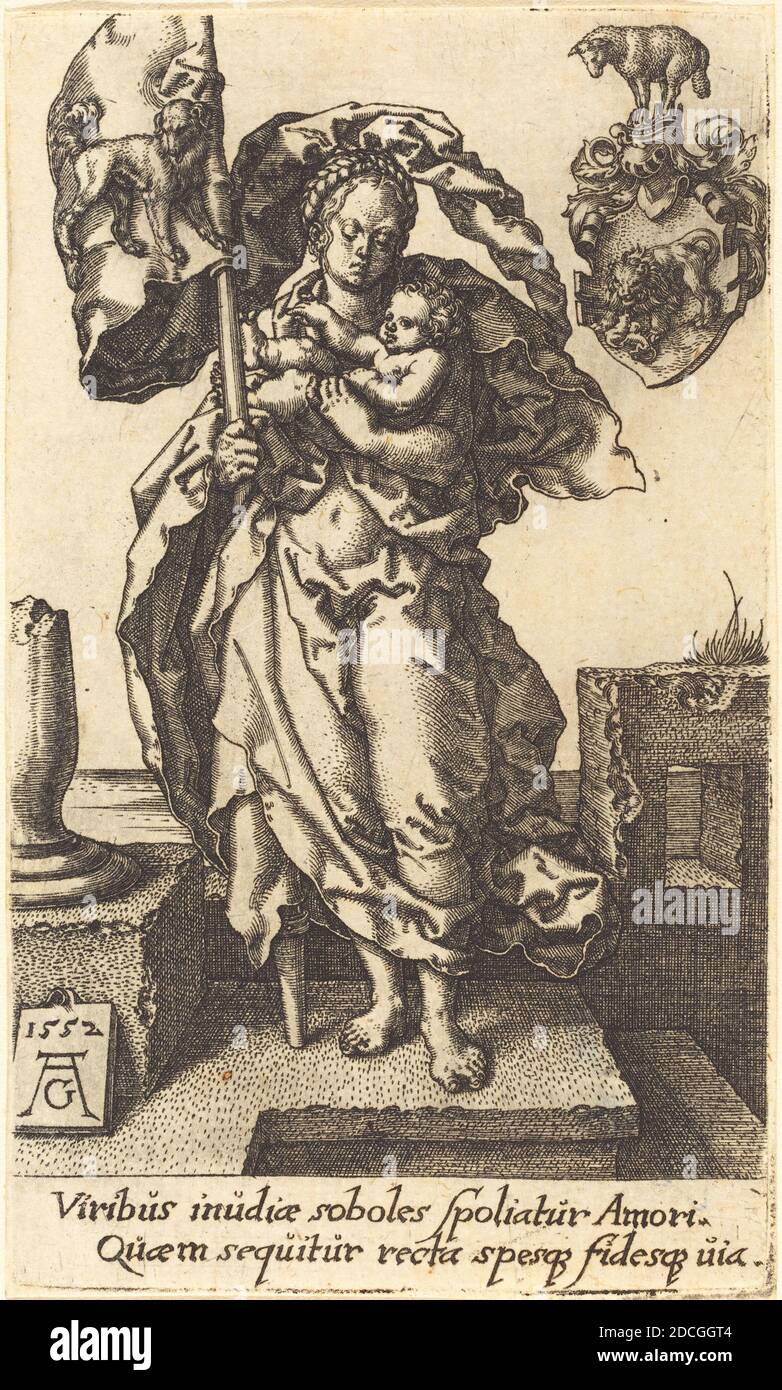 Heinrich Aldegrever, (artist), German, 1502 - 1555/1561, Compassion ...