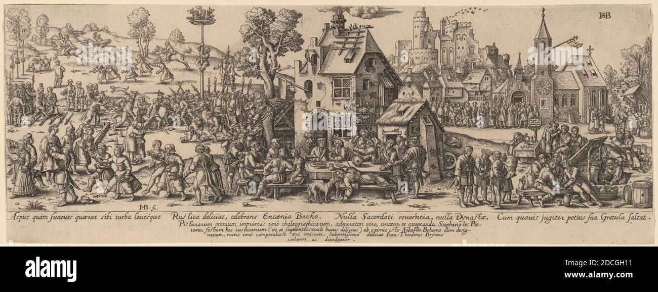 Jan Theodor de Bry, (artist), Flemish, 1561 - 1623, Barthel Beham ...