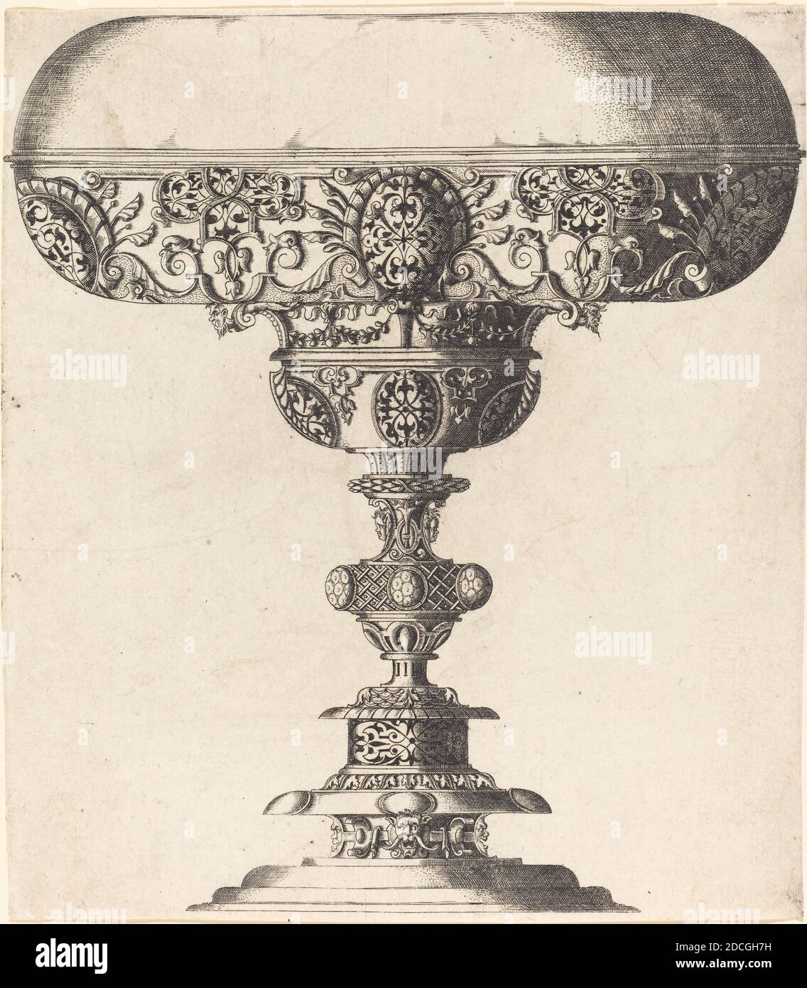 Wenzel Jamnitzer I, (artist), German, 1508 - 1585, Cup, etching Stock ...