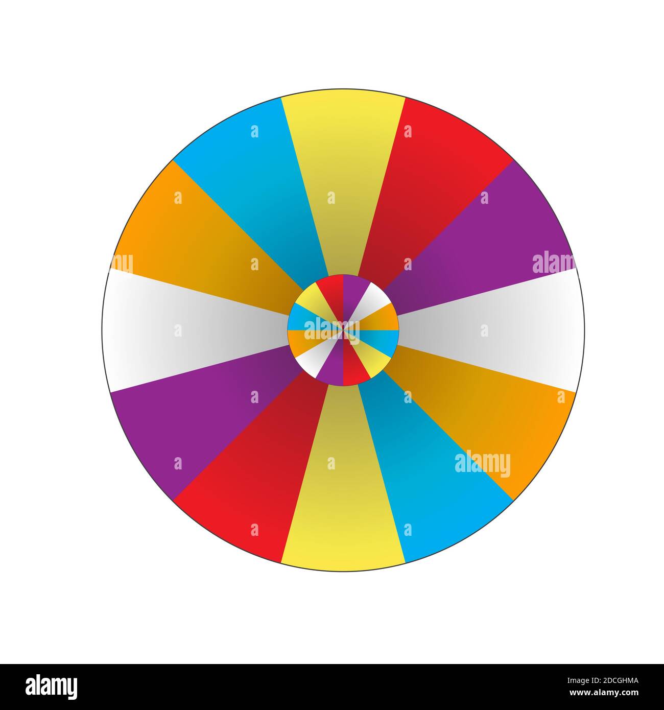 Happy colorful wheel of fortune. Illustration Stock Photo - Alamy