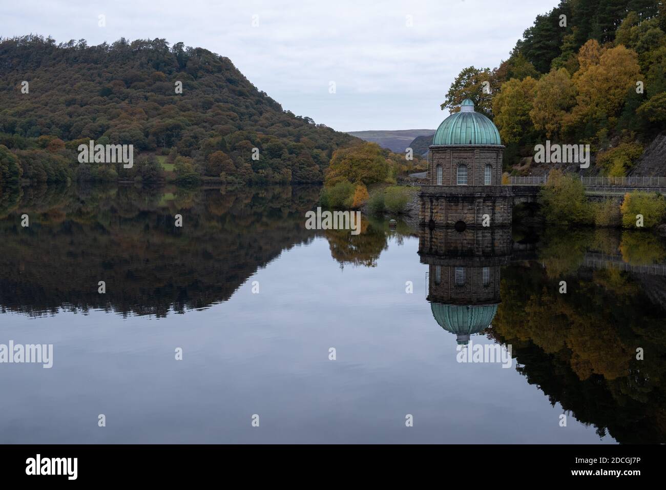 Claerwen reservoir dams dam hi-res stock photography and images - Alamy
