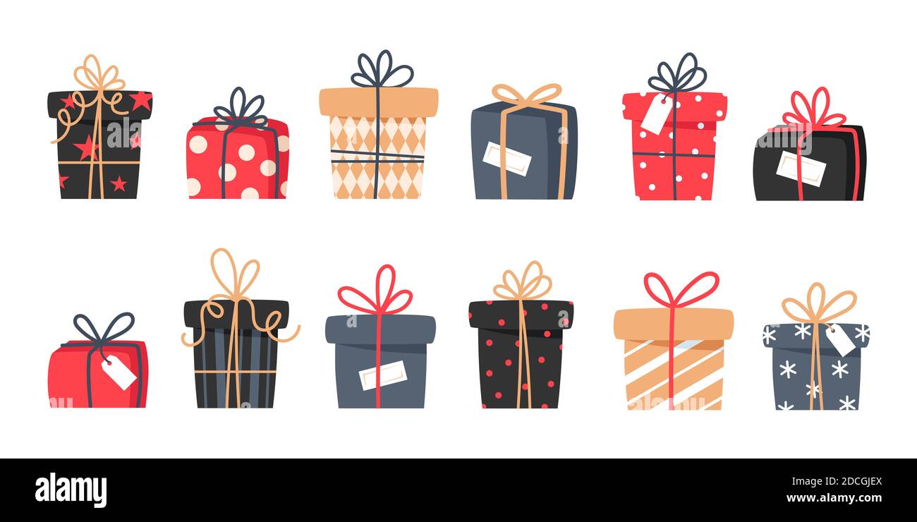 Flat Present Vector