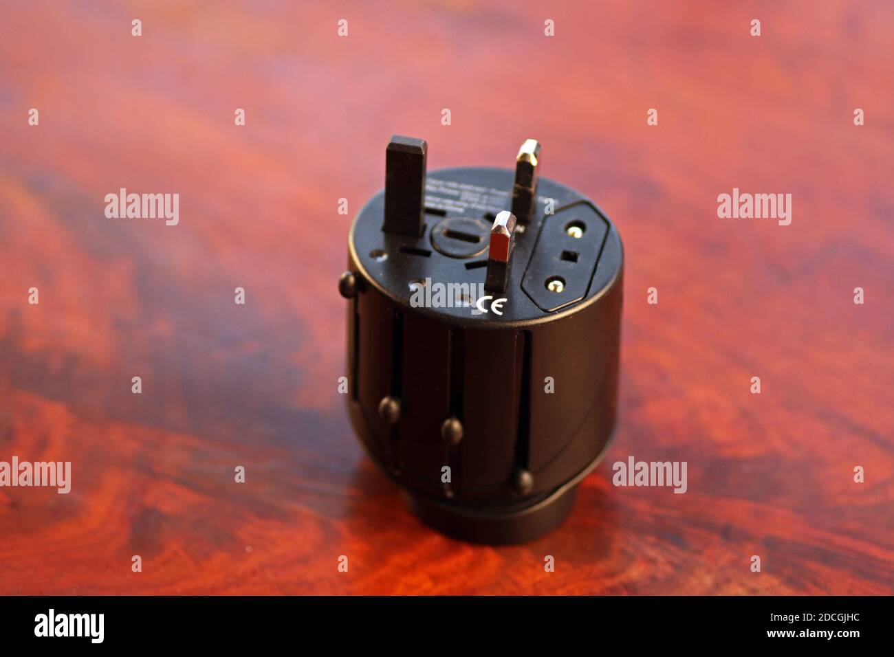 Travel adapter to english plug Stock Photo - Alamy