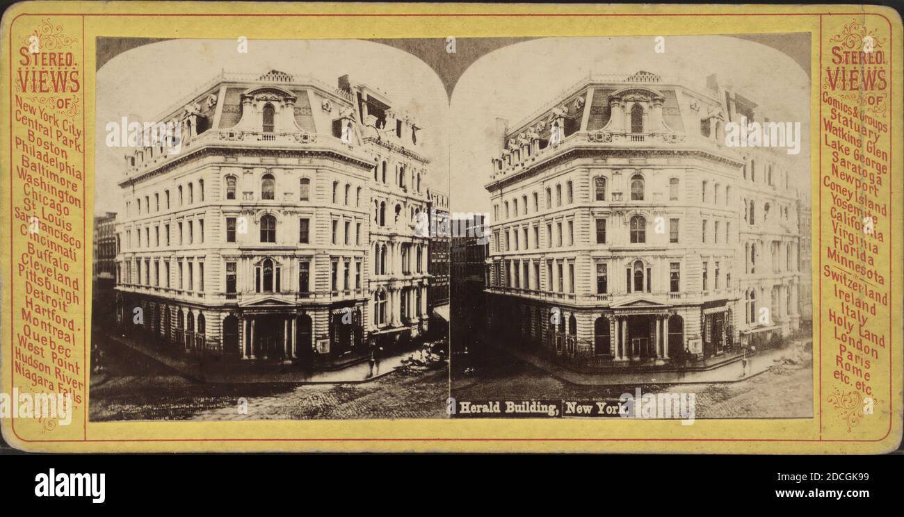 New york herald building hi-res stock photography and images - Alamy