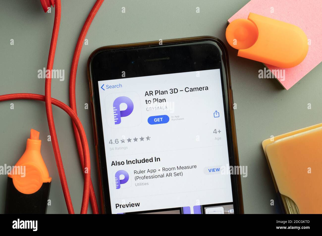 New York, United States - 7 November 2020: AR Plan 3D Camera to Plan ...