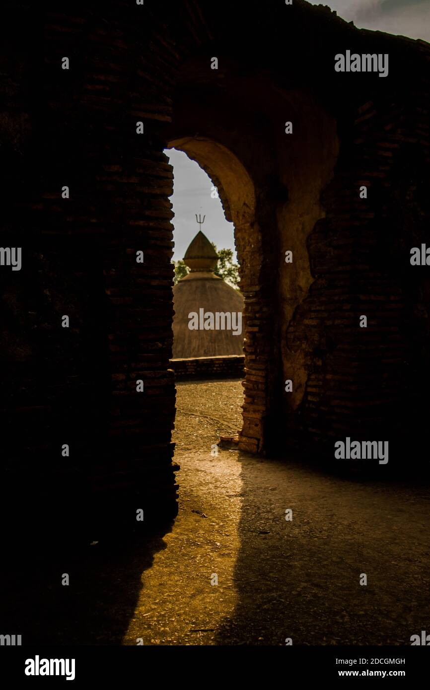 Sunset view at Talatal Ghar in Rangpur, Sivasagar, Assam. Grandest ...