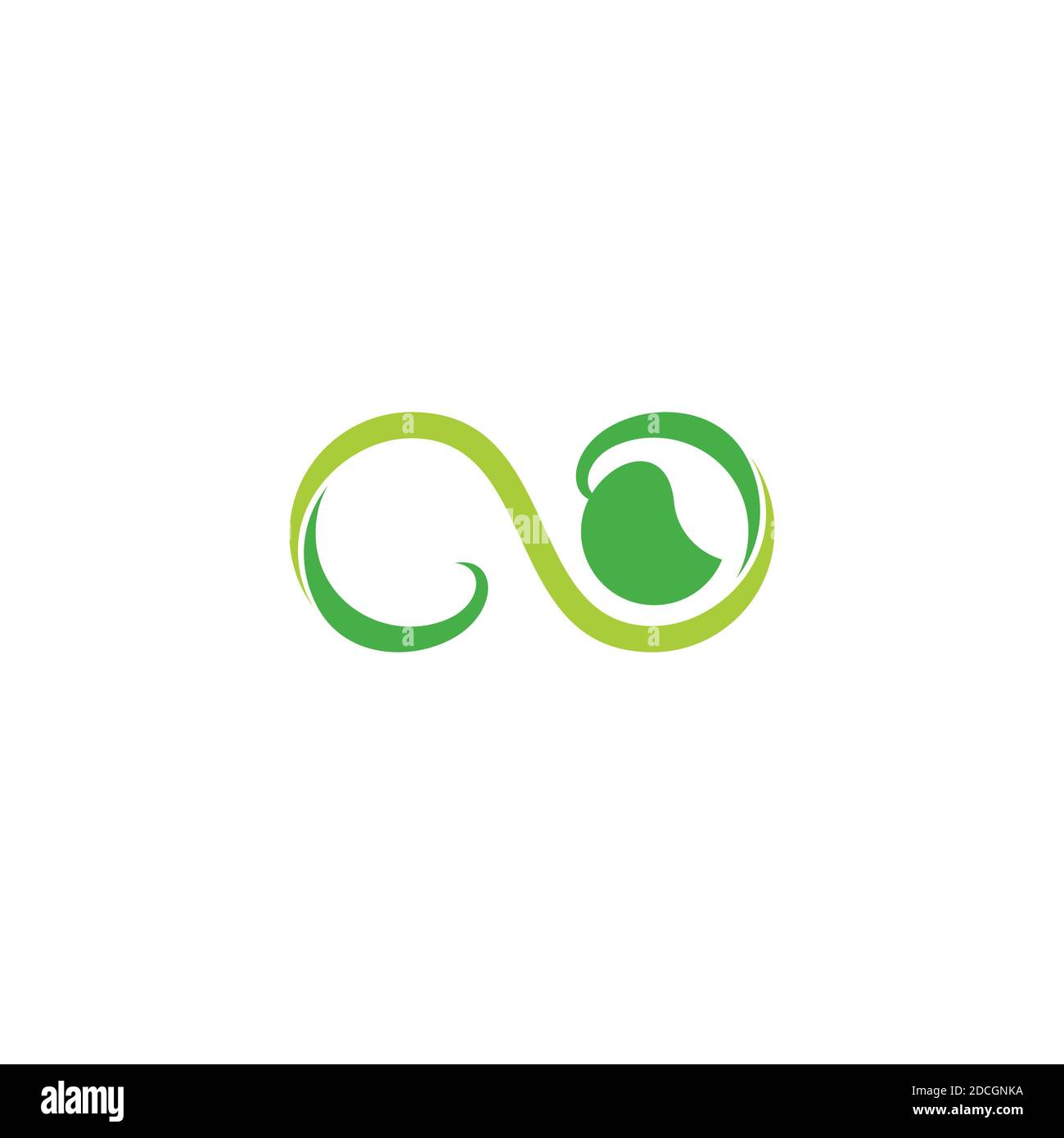 motion leaf loop infinity nature symbol vector Stock Vector Image & Art ...