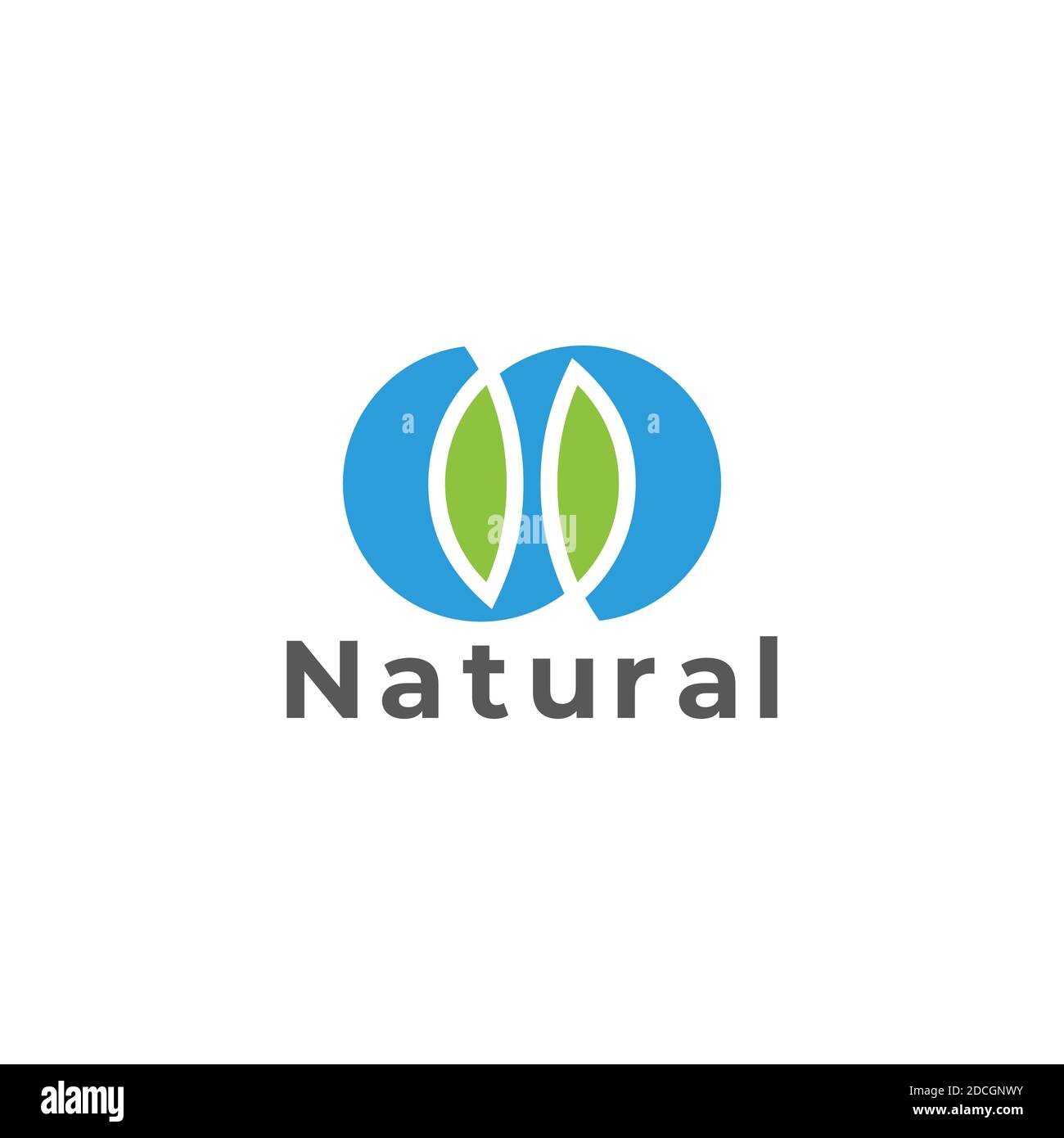 natural symbol leaf water abstract geometric logo vector Stock Vector ...