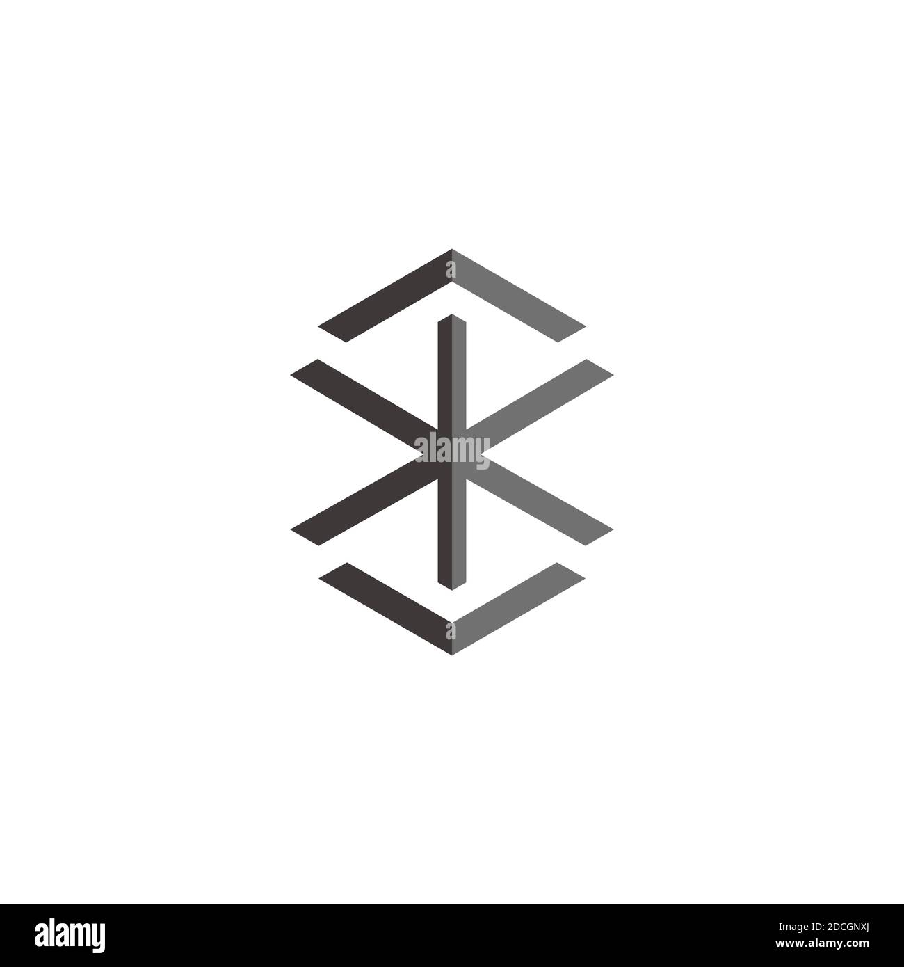abstract arrows all direction geometric spread symbol logo vector Stock ...