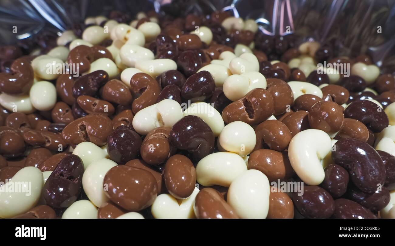 Sugar coated chocolates hi-res stock photography and images - Alamy