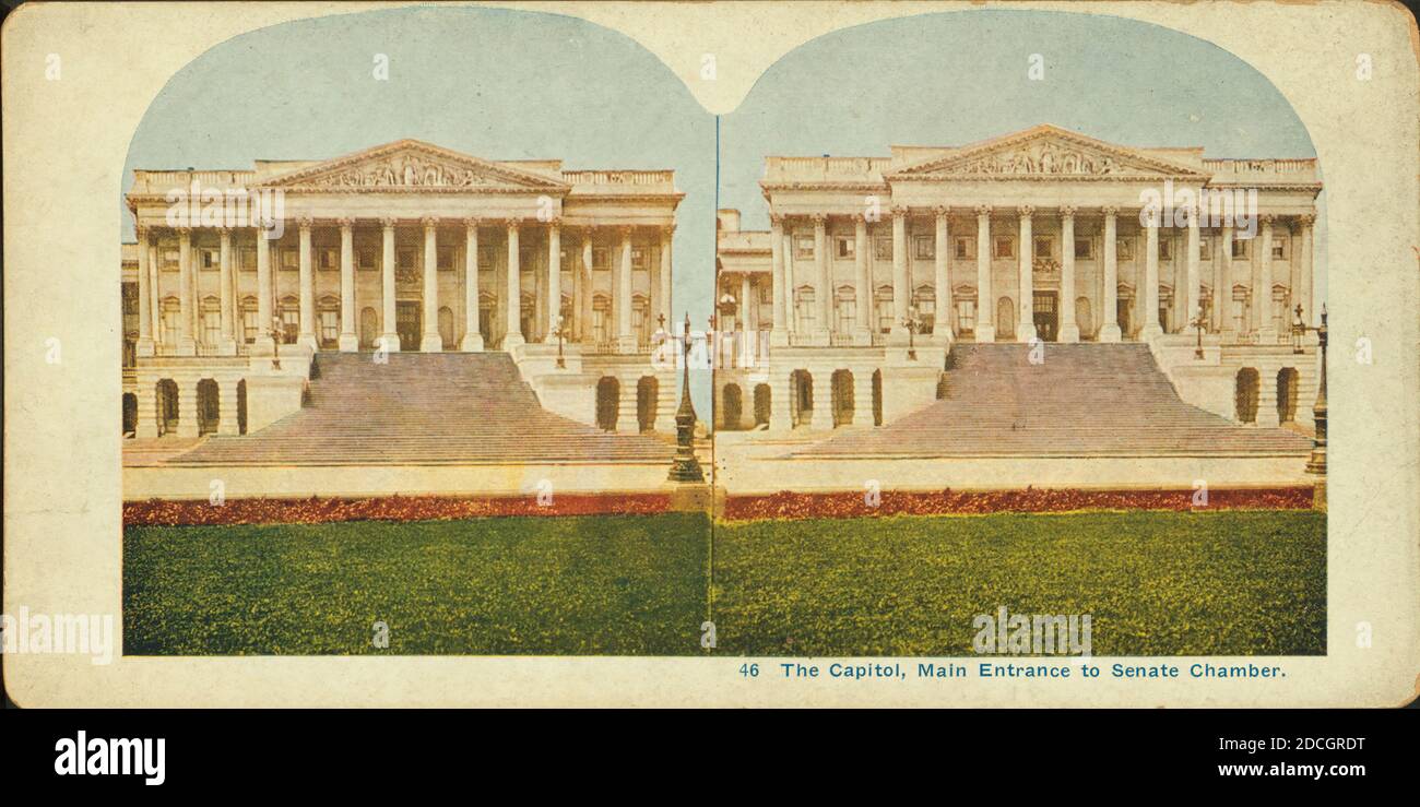 The Capitol Main Entrance to Senate Chamber., United States Capitol ...