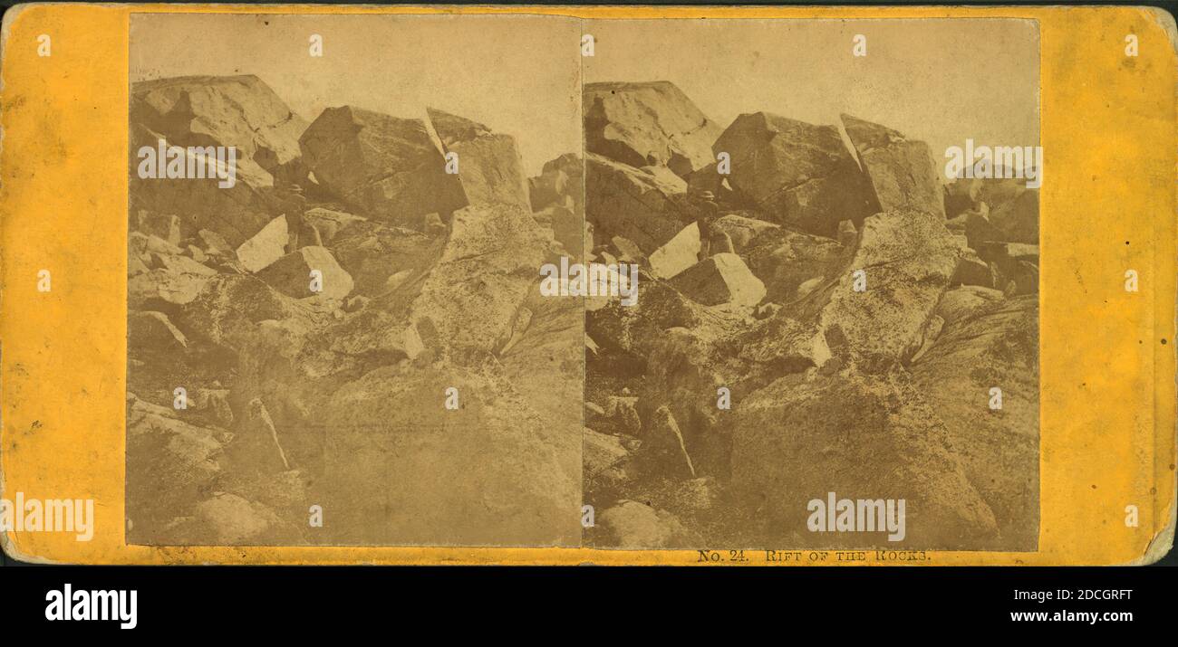 Rift of the Rocks., Scripture, G. H. (George H.) (1839-1929), Rocks ...