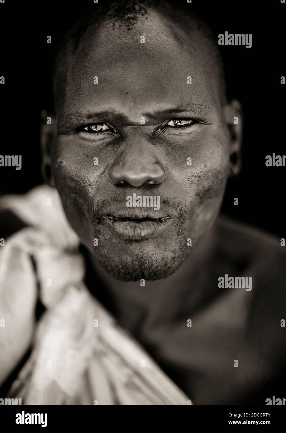 Portrait of a Samburu tribe warrior, Samburu County, Maralal, Kenya ...