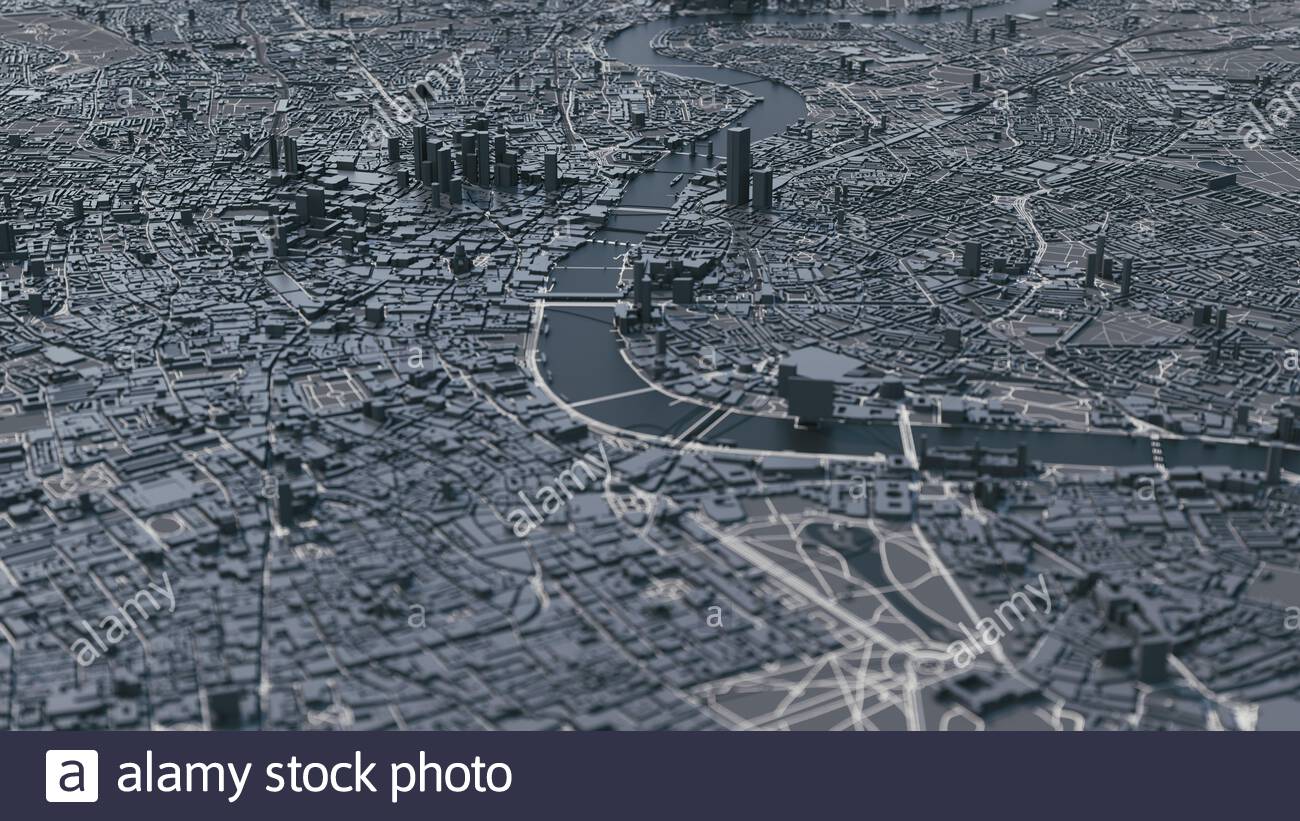 Satellite View London High Resolution Stock Photography and Images - Alamy