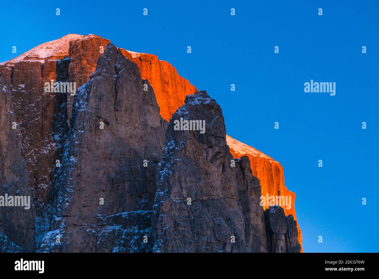 Sella Towers, Sella Pass, Dolomites, Unesco World Heritage Site, Italy ...