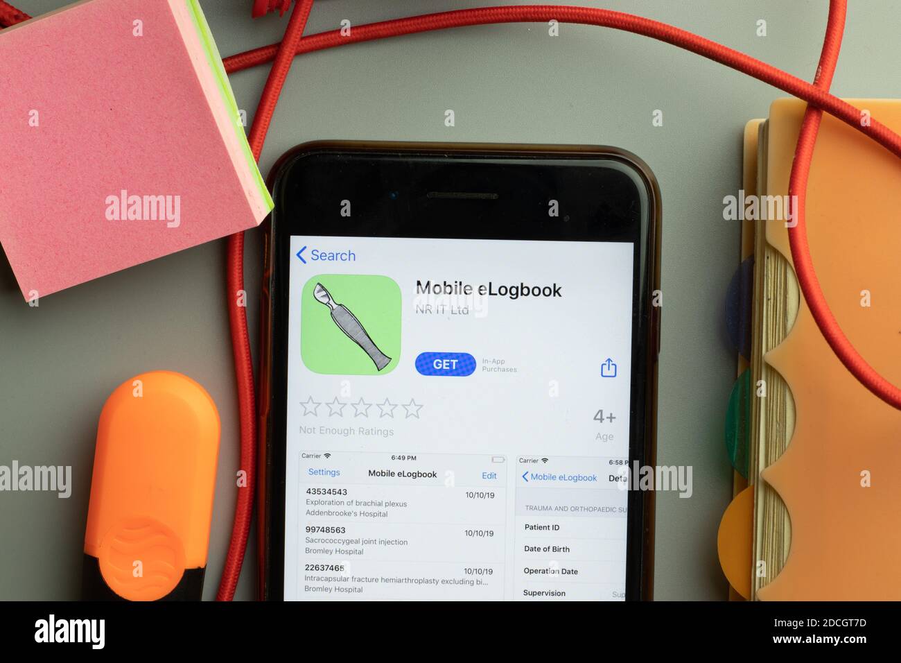 Mobile elogbook hi-res stock photography and images - Alamy