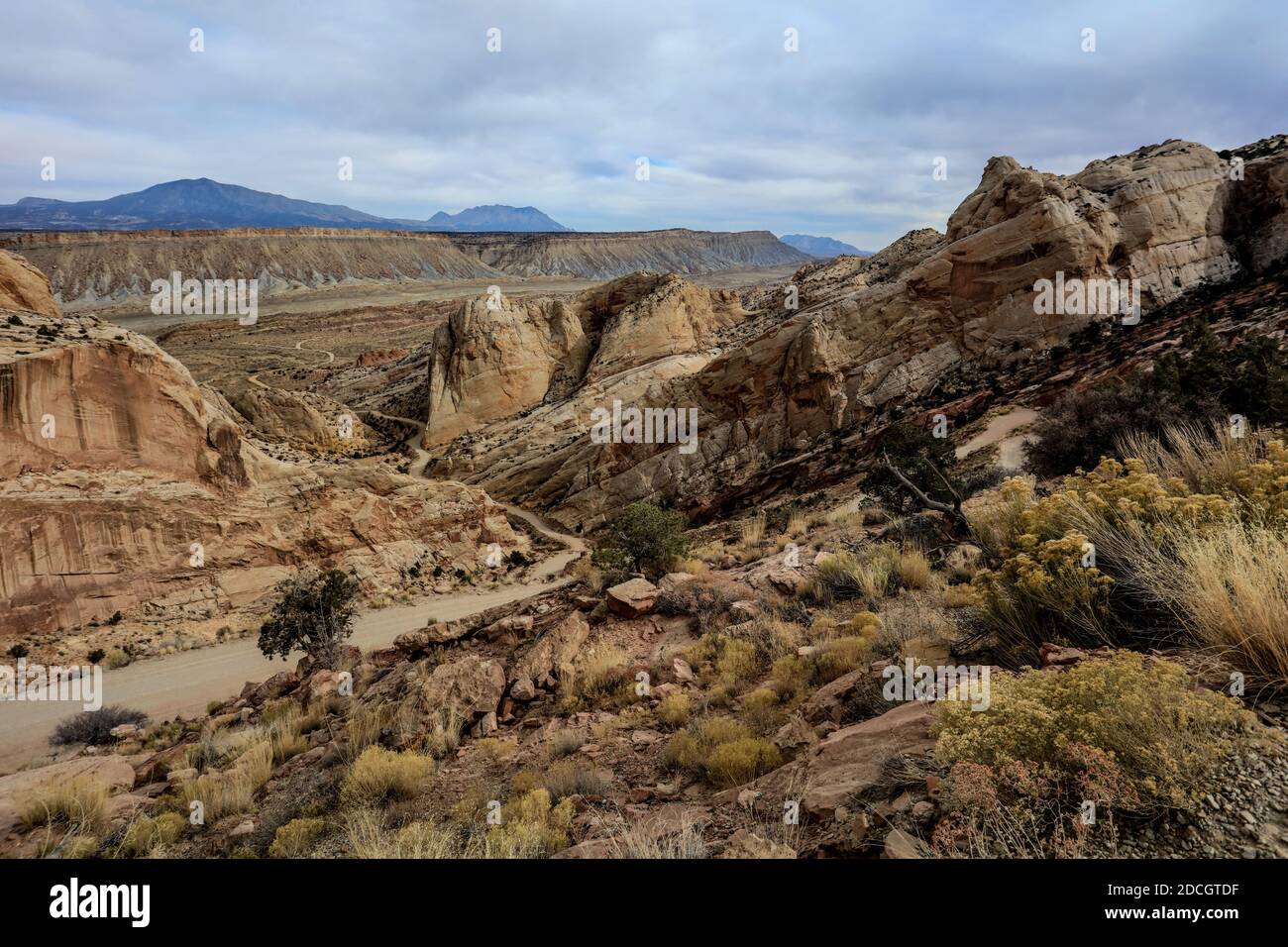 The famous Utah byways of Notom Road and the Burr Trail offer ...