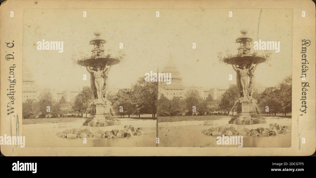 Fountain in Botanical Garden., Bartholdi, Frédéric Auguste (1834-1904 ...