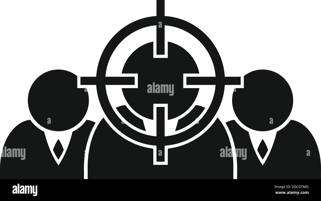 Human resources target group people Black and White Stock Photos ...