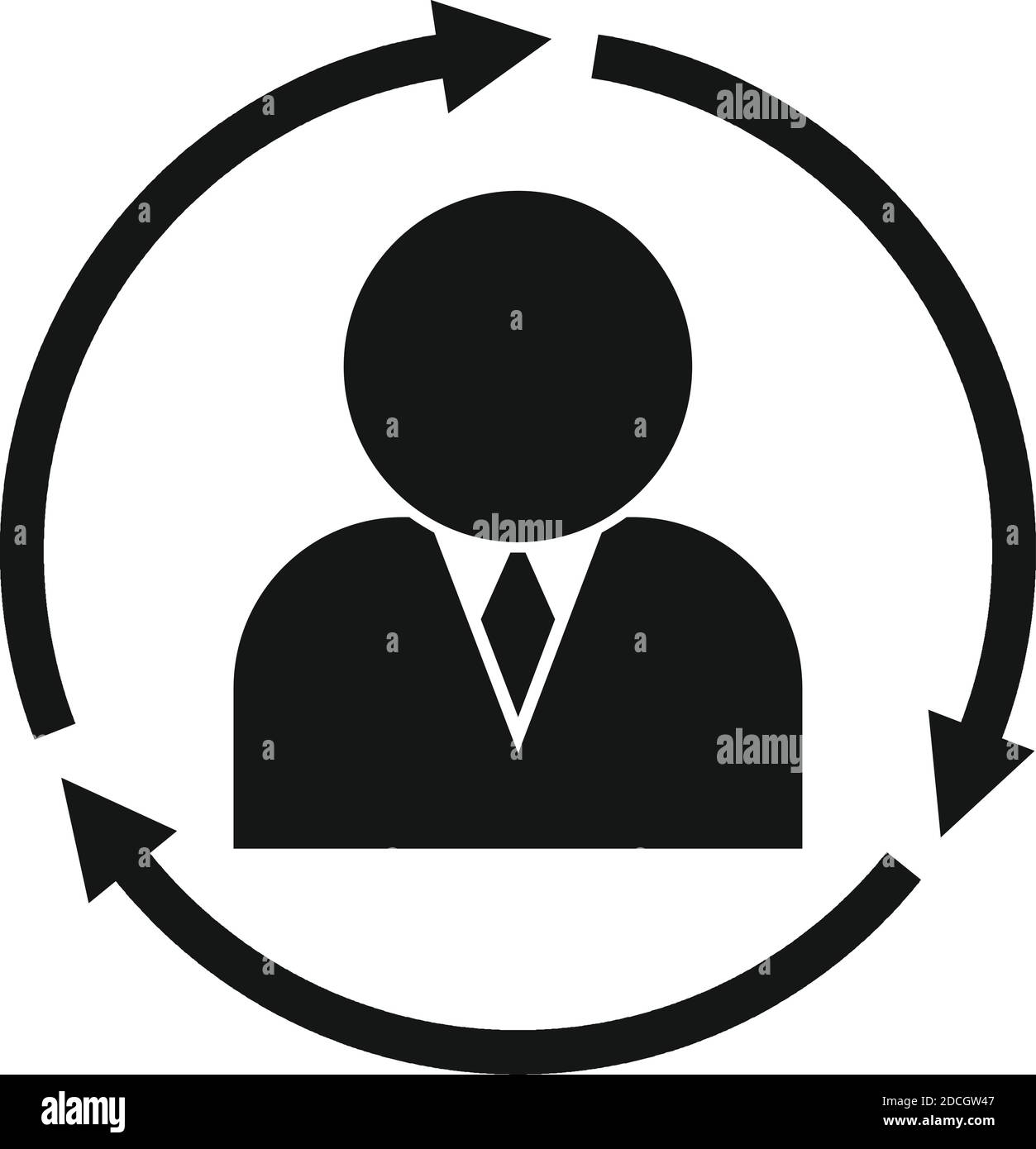 Change work job icon, simple style Stock Vector Image & Art - Alamy