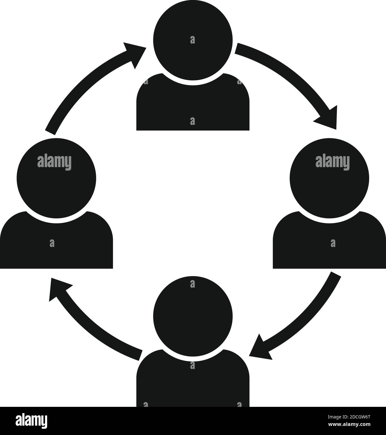 Work company circle icon, simple style Stock Vector Image & Art - Alamy