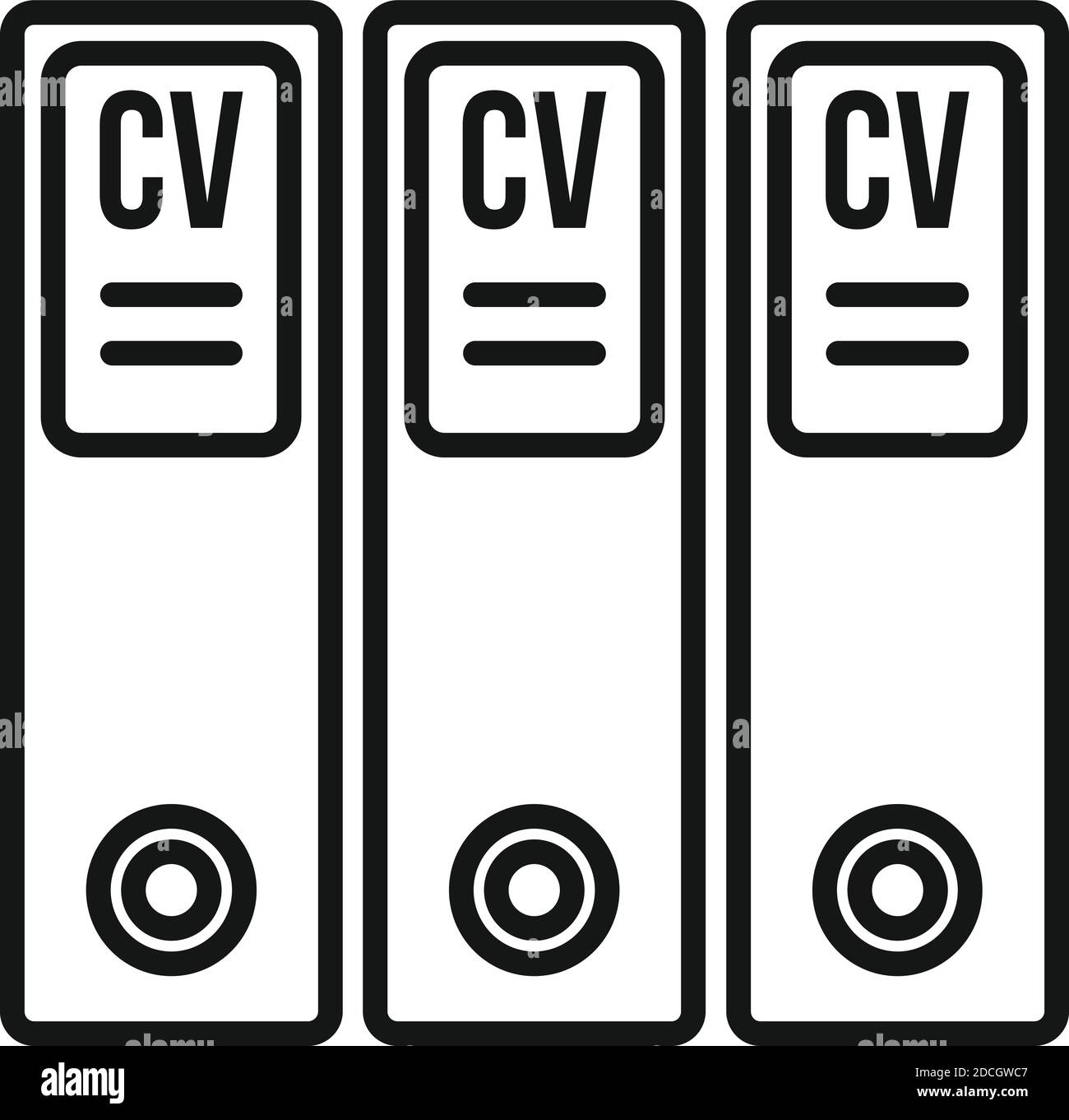 Cv folders icon, outline style Stock Vector Image & Art - Alamy Cv folders icon, outline style Stock Vector Image & Art - Alamy