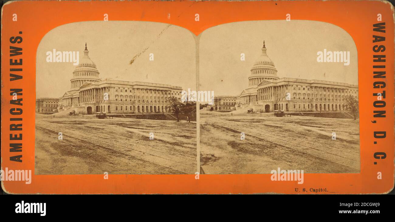 U.S. Capitol., United States Capitol (Washington, D.C.), 1870 ...