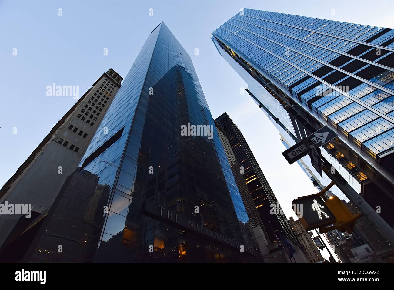 World trade center area at night hi-res stock photography and images ...