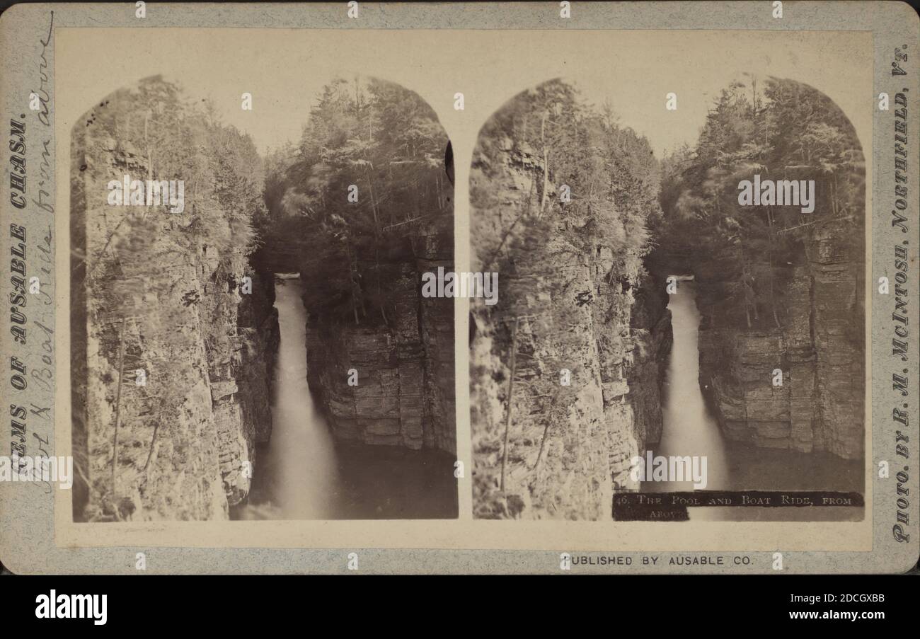 The Pool and Boat Ride, from above., McIntosh, R. M. (b. 1823), Canyons ...