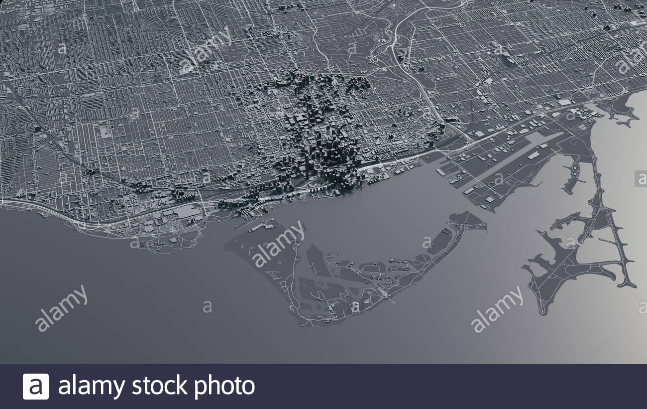 Toronto Map High Resolution Stock Photography and Images - Alamy