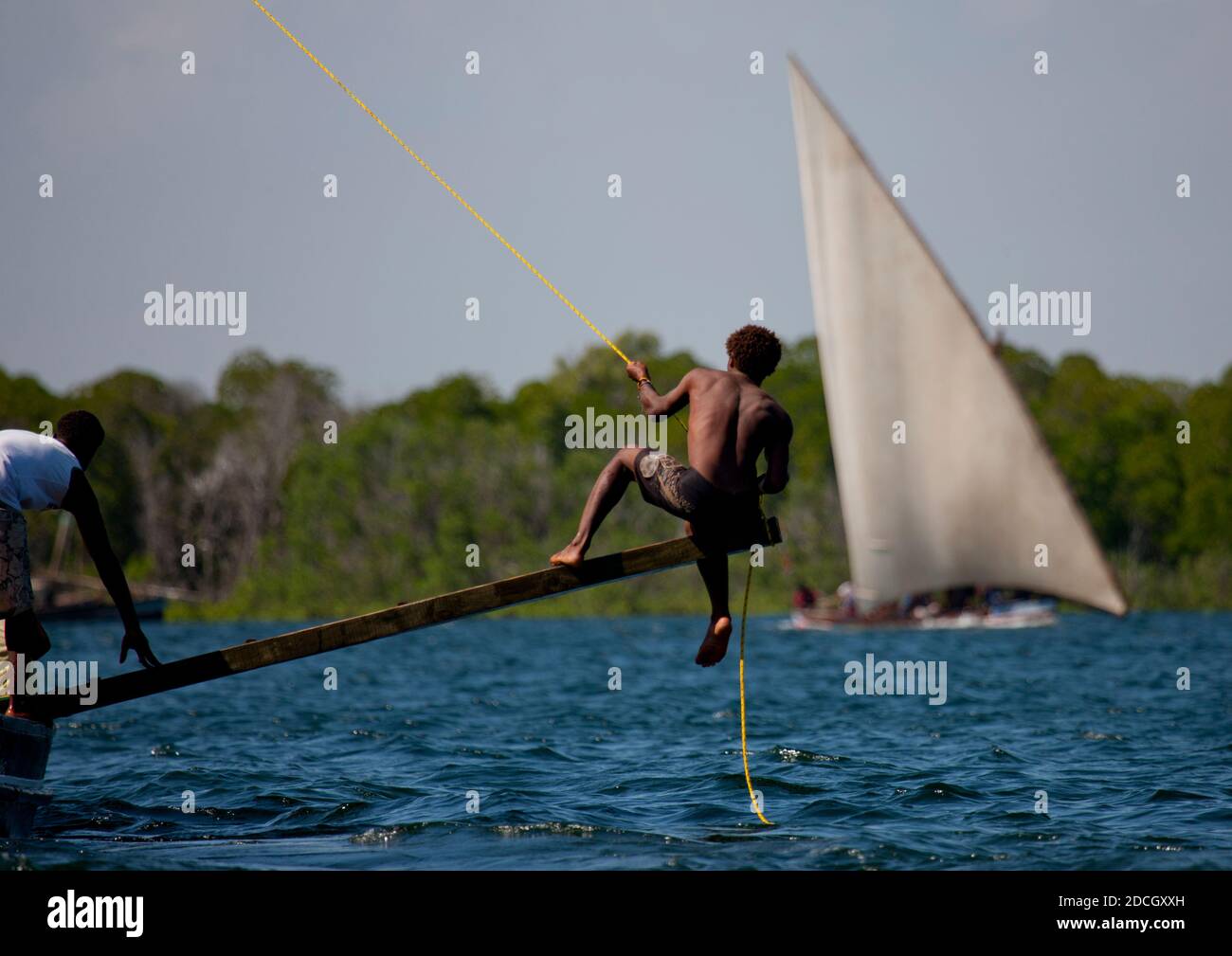 Traditional fishing boat boats lamu africa hi-res stock photography and ...