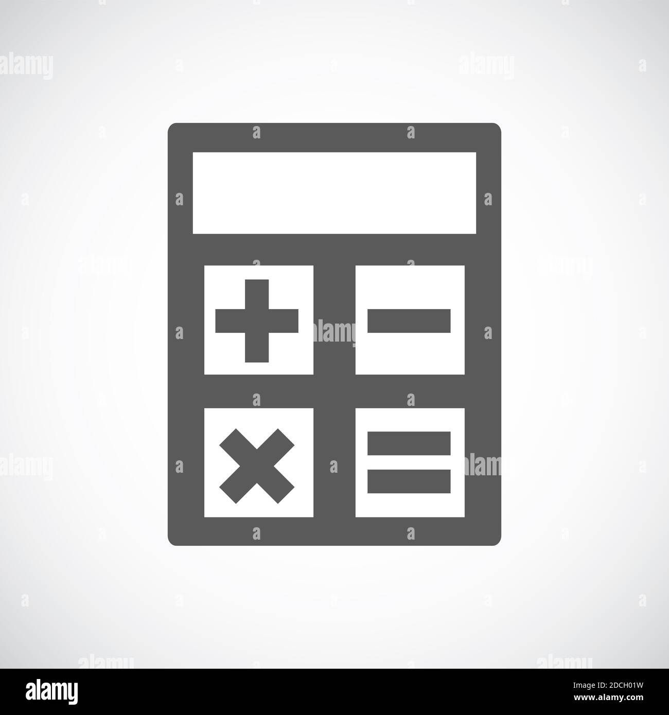 Calculator Sign Symbol Icon Illustration Stock Photo - Alamy