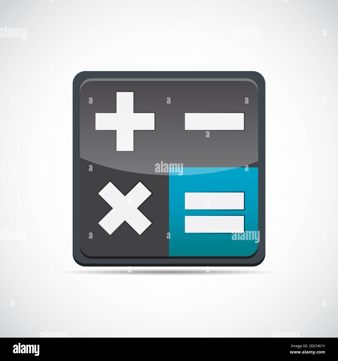Calculator Sign Symbol Icon Illustration Stock Photo - Alamy