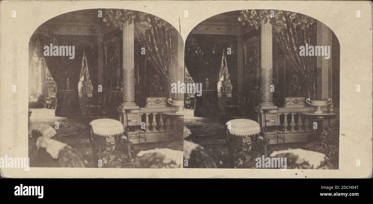 Interior of a Residence., 1860?-1925, New York (State), New York (N.Y ...