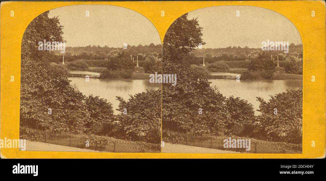 View of the Spring Grove cemetery., Ohio, Cincinnati (Ohio Stock Photo ...