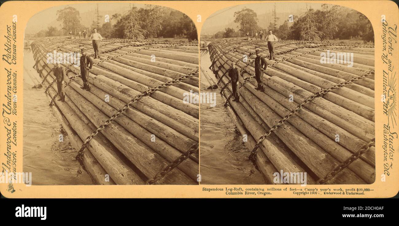 Stupendous log raft hi-res stock photography and images - Alamy