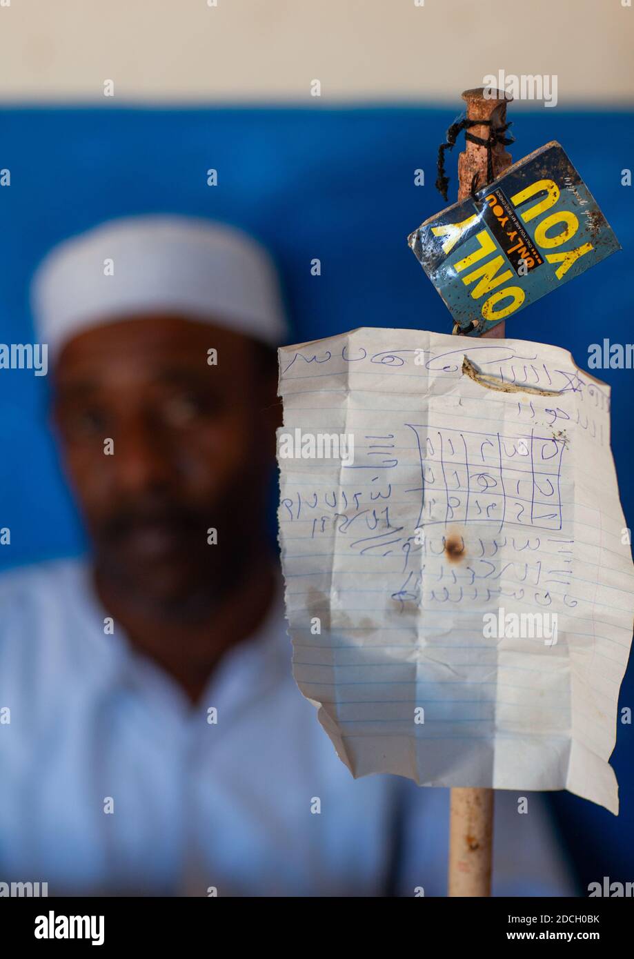 Witch doctor practicing black magic in his house, Lamu County, Lamu ...