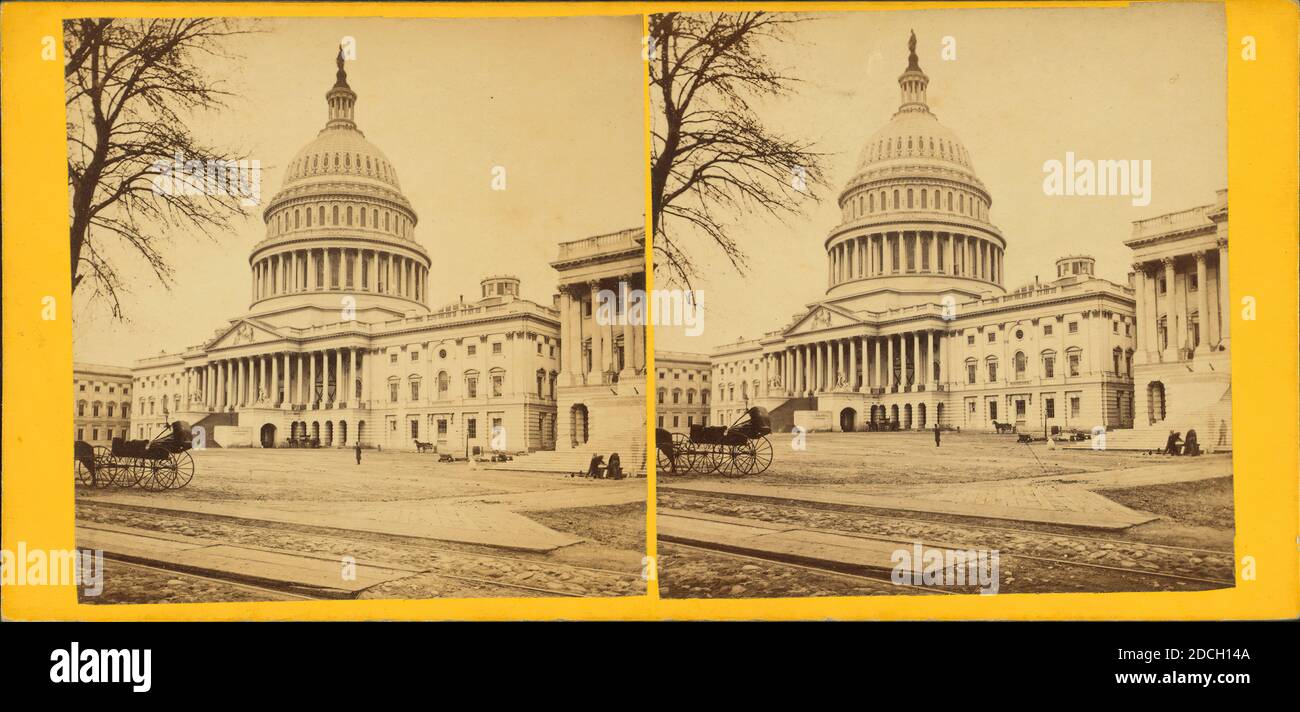 U.S. Capitol., Wakely, G. D., 1865, Washington (D.C Stock Photo - Alamy
