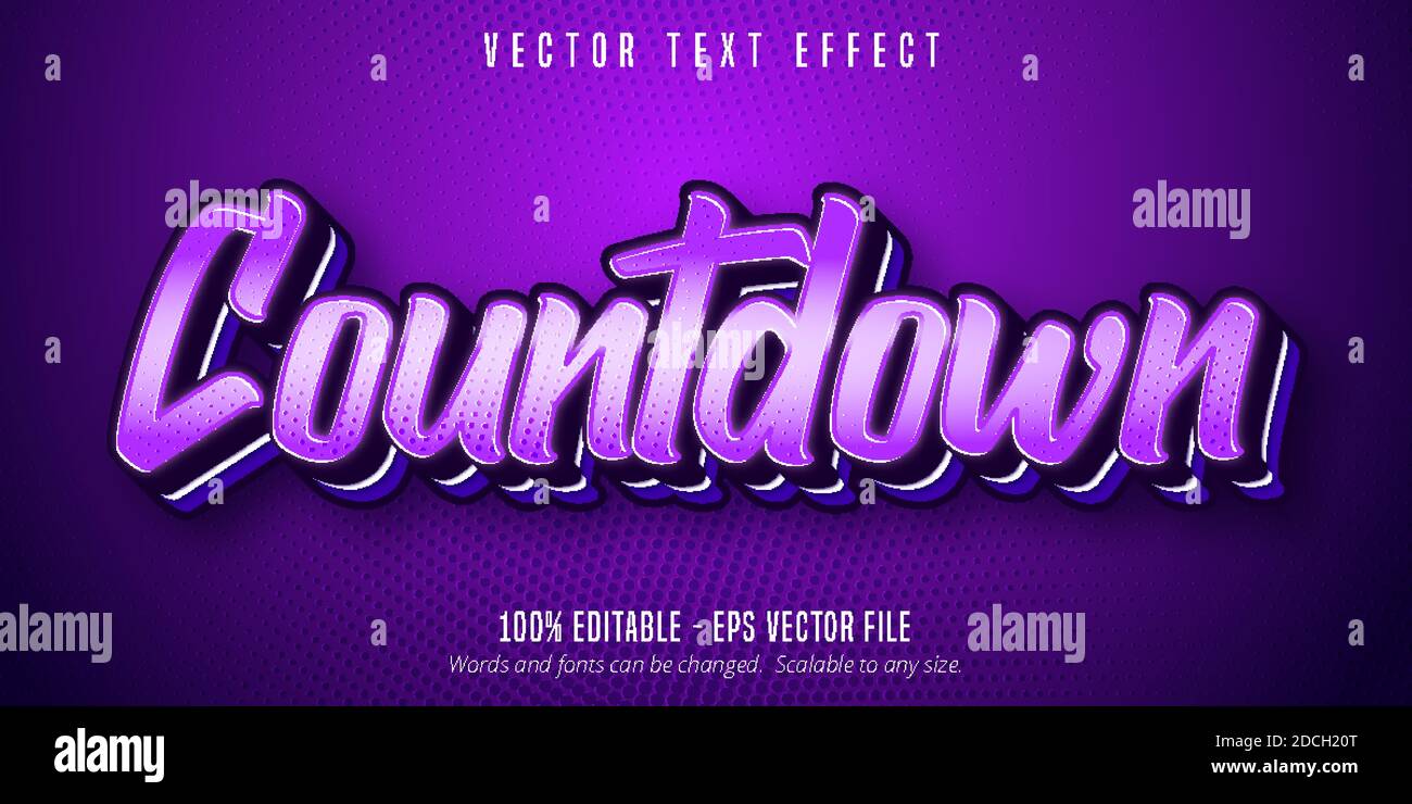 Countdown word Stock Vector Images - Alamy
