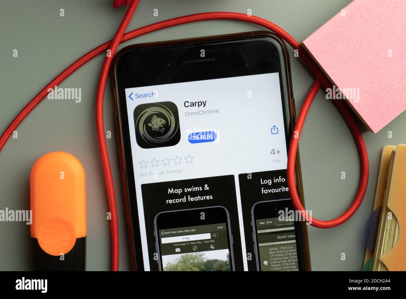 New York, United States - 7 November 2020: Carpy app store logo on ...