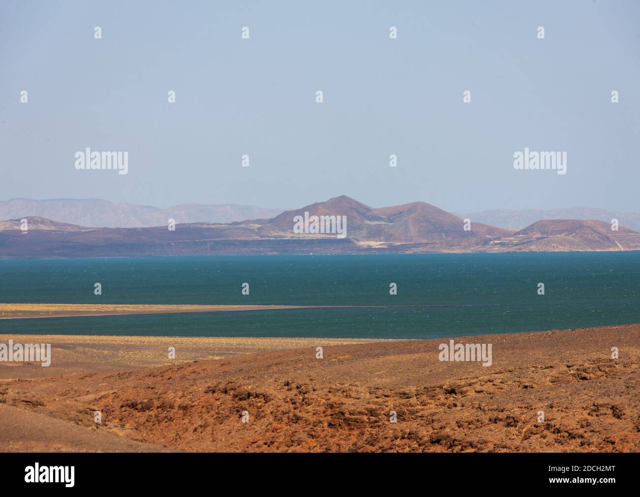 Arid landscape, Rift Valley Province, Turkana lake, Kenya Stock Photo ...