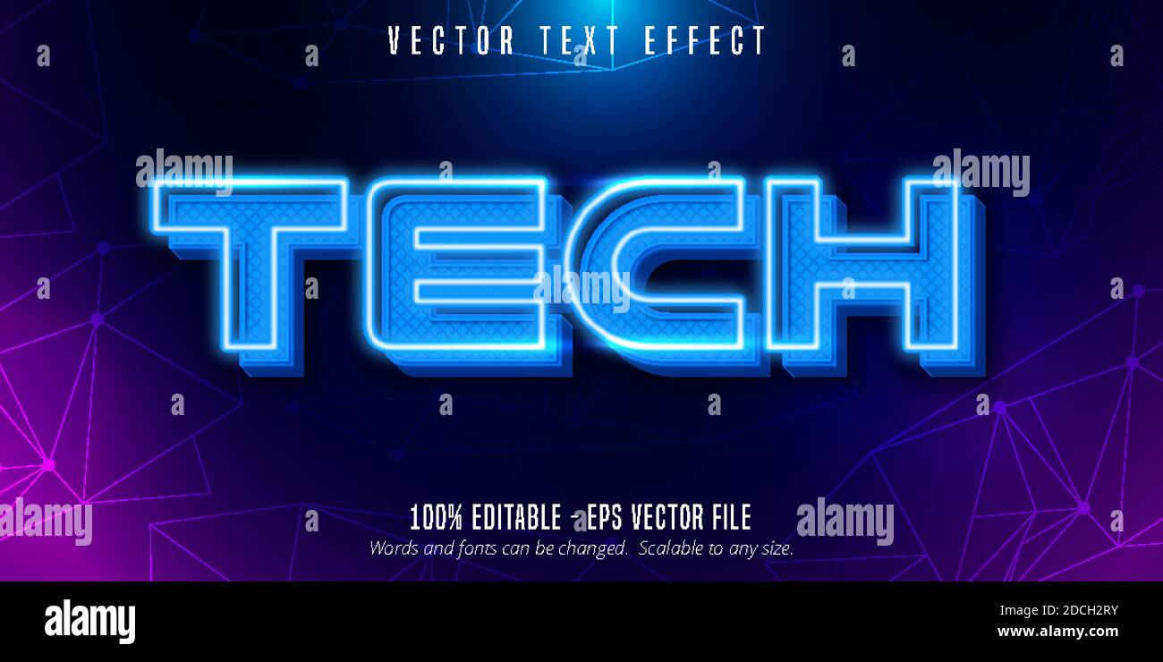 Tech text Stock Vector Images - Alamy
