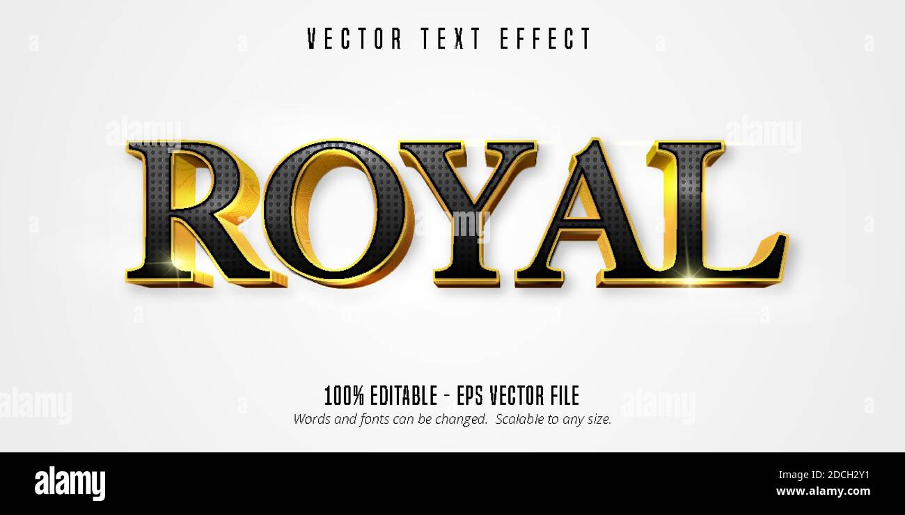 Royal text hi-res stock photography and images - Alamy