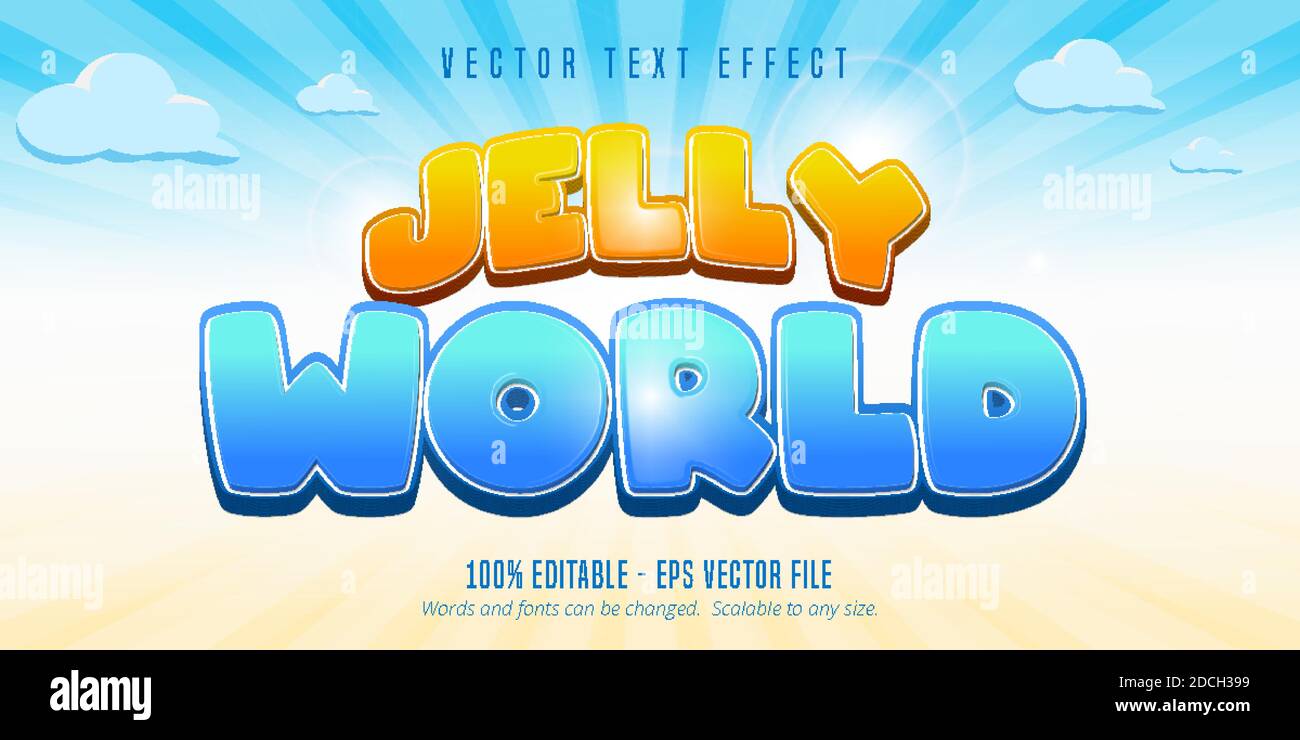 Jelly alphabet hi-res stock photography and images - Alamy