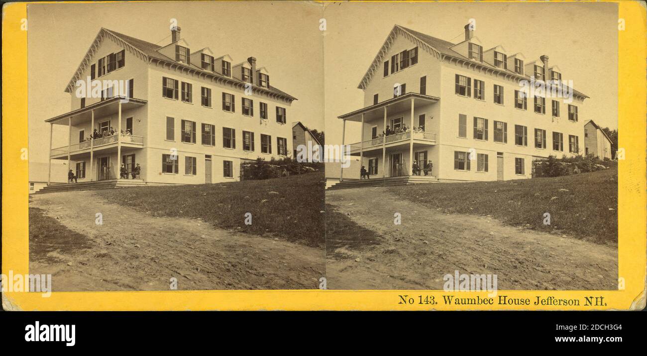 Waumbec waumbek house hi-res stock photography and images - Alamy