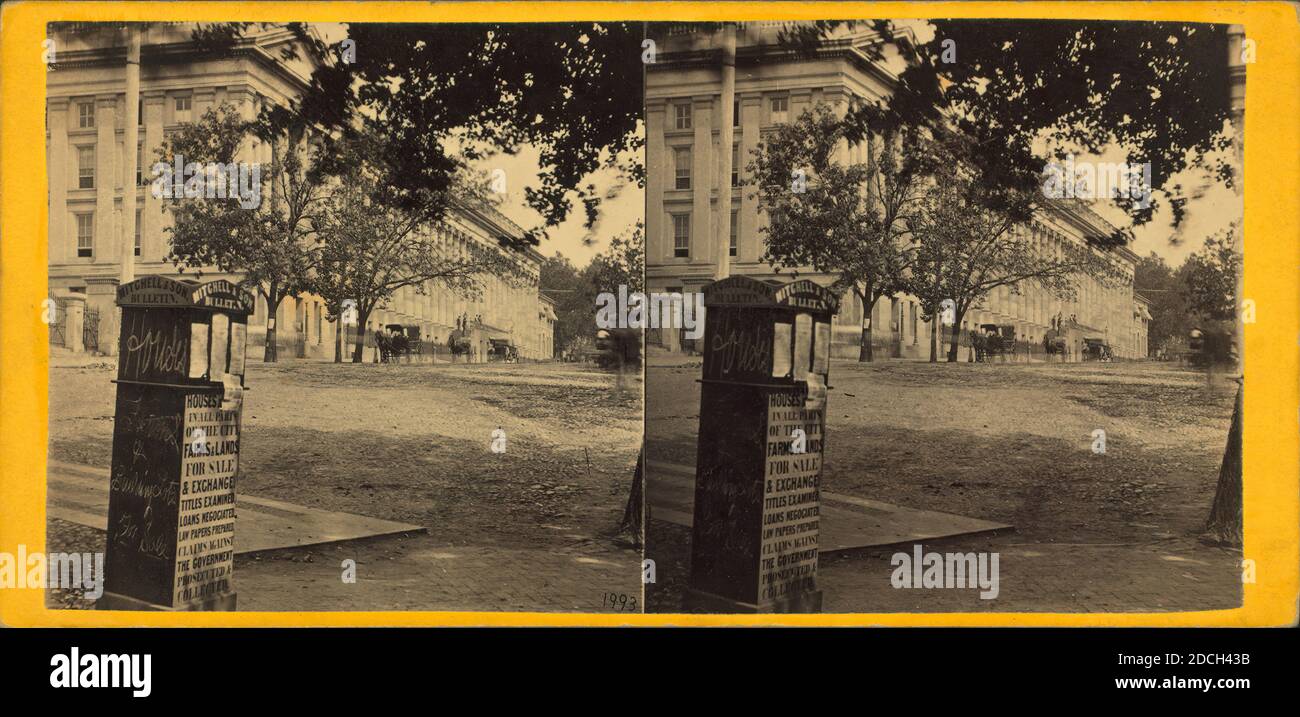 U.S. Treasury Buildings, East or principal front., E. & H.T. Anthony ...