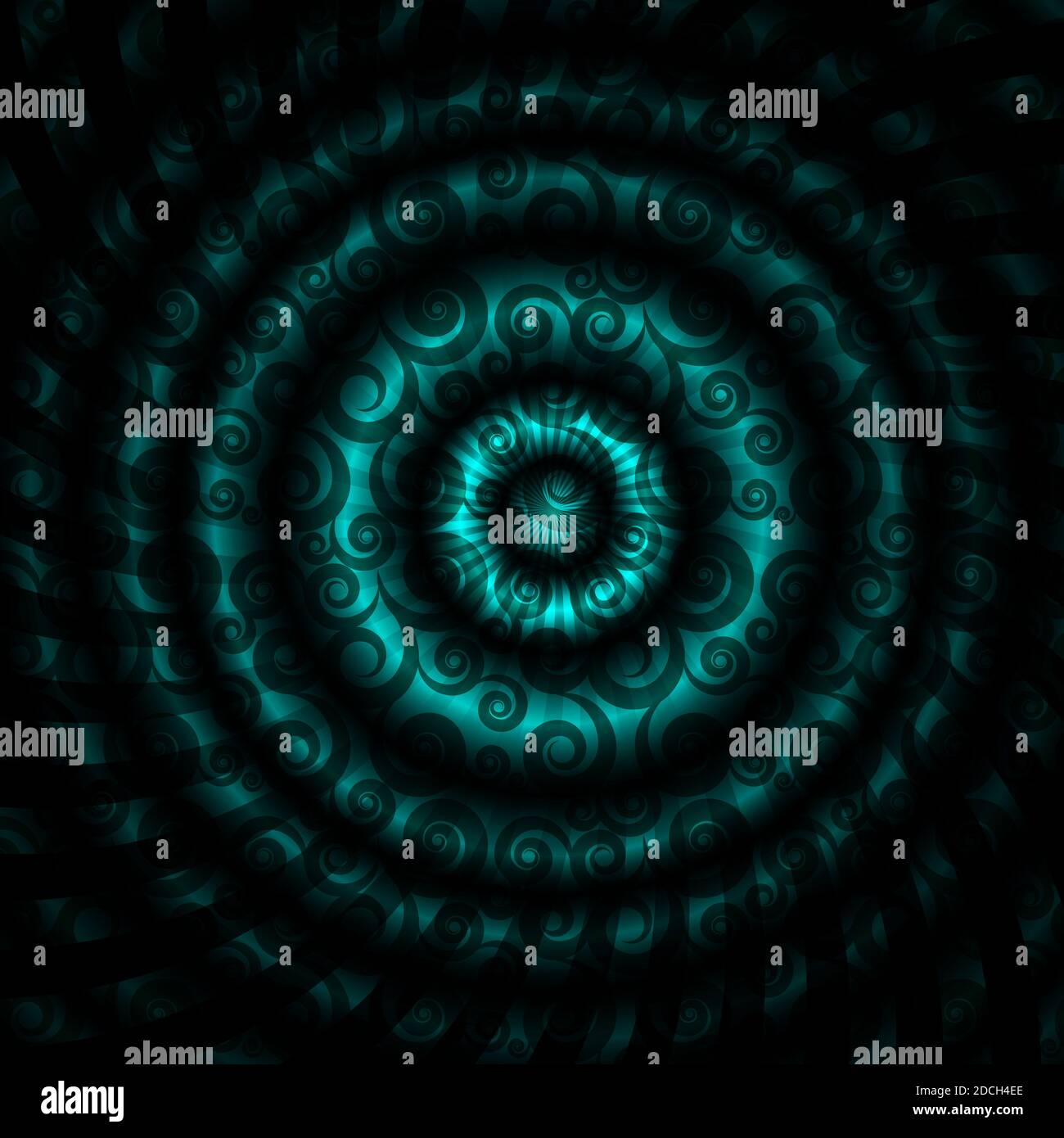 Illustration of Beautiful Abstract Hypnotic Background Stock Photo - Alamy