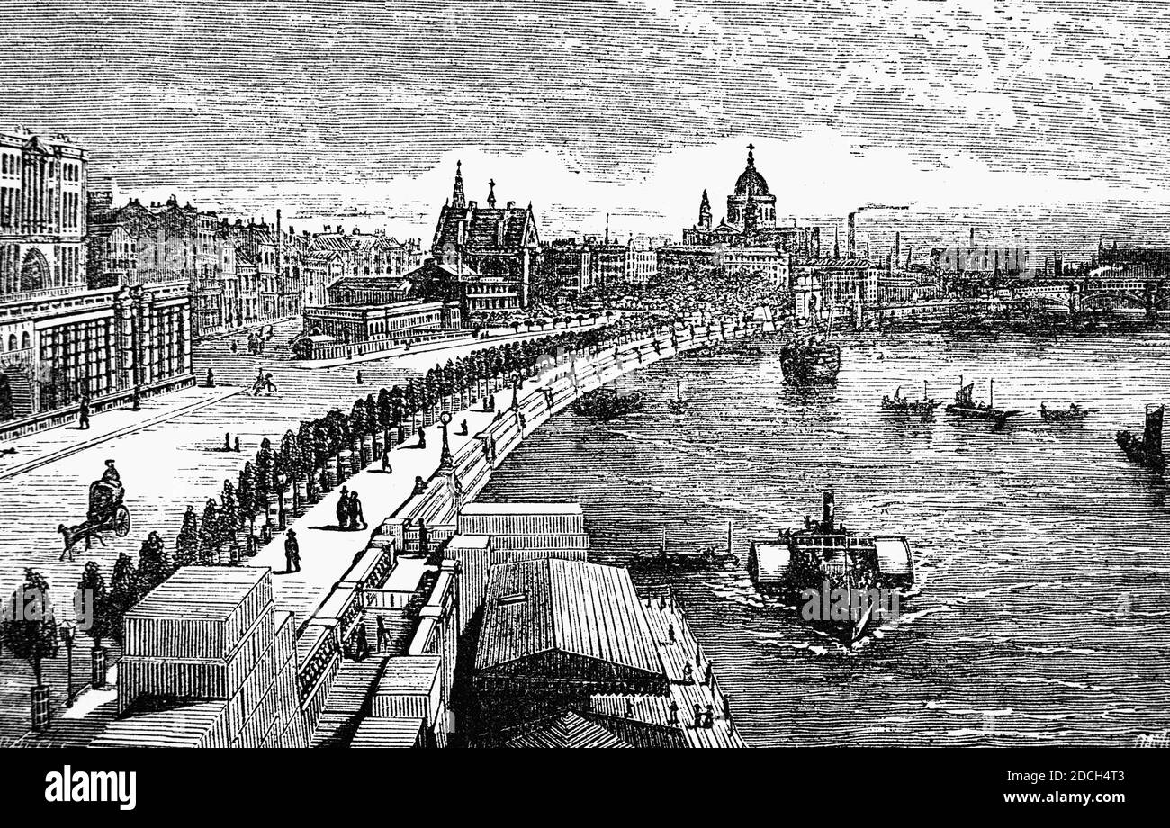 British embankment Black and White Stock Photos & Images - Alamy