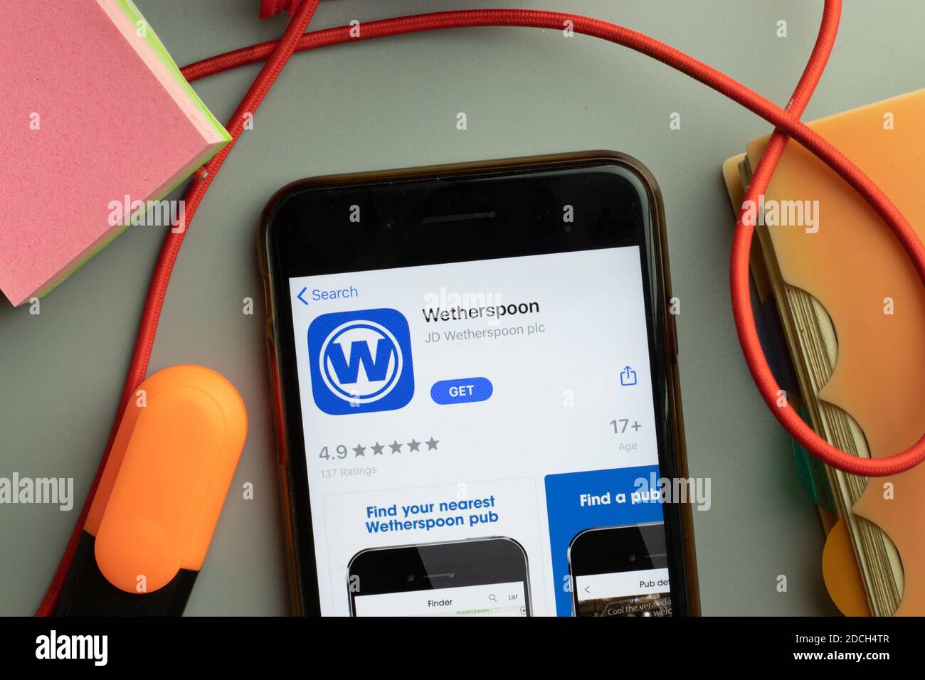 Wetherspoon app hi-res stock photography and images - Alamy