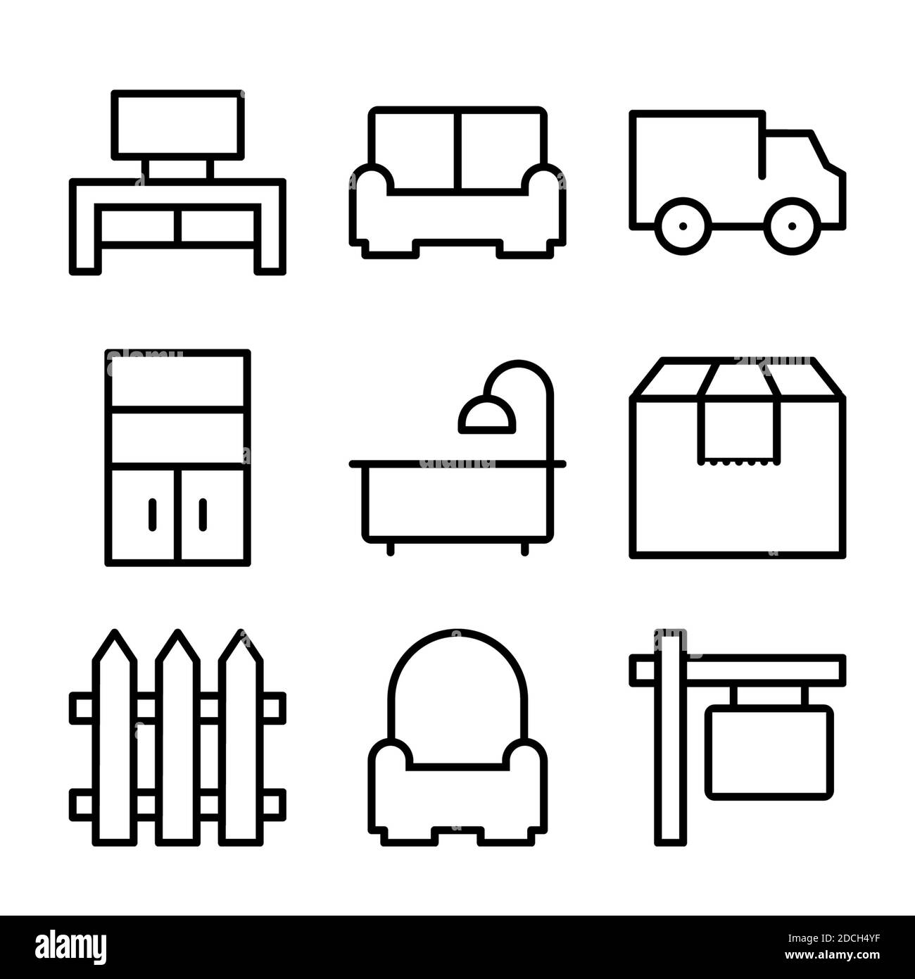 Truck home Black and White Stock Photos & Images - Alamy